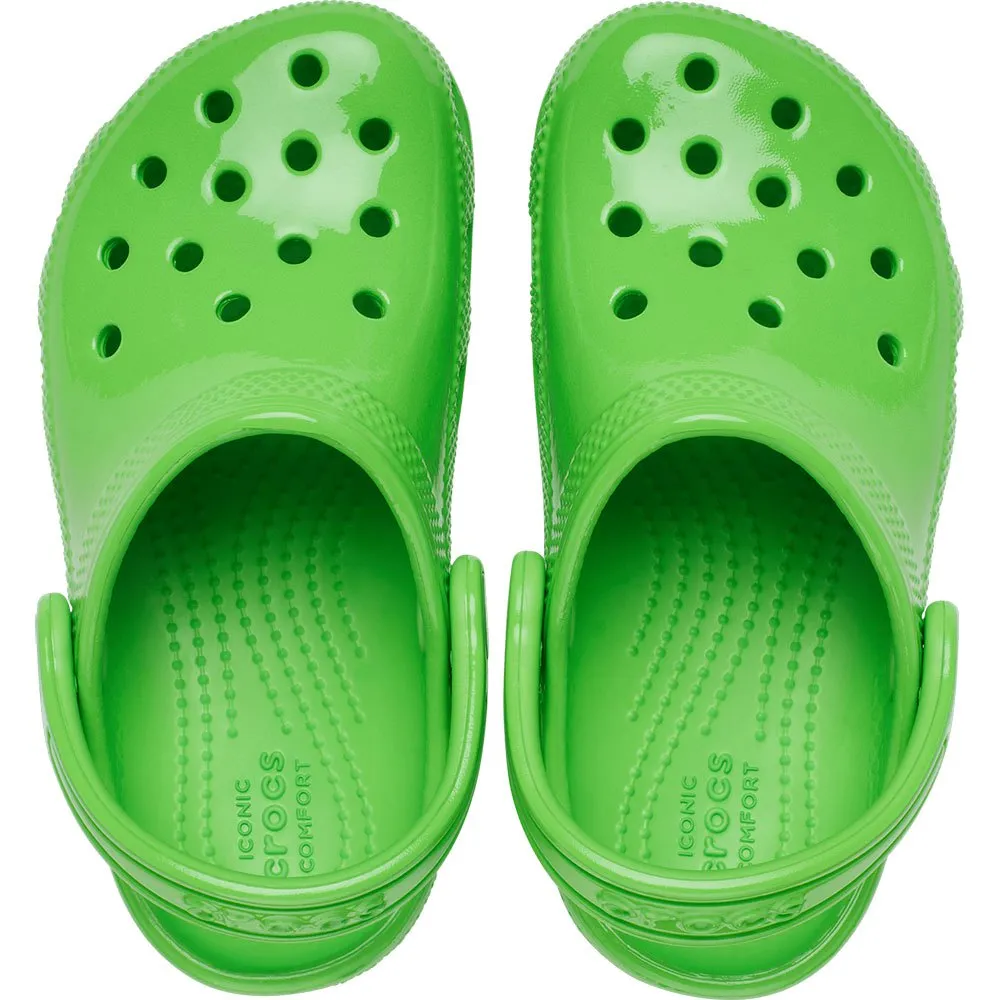 Crocs Classic Neon Highlighter Clogs Green | Dressinn