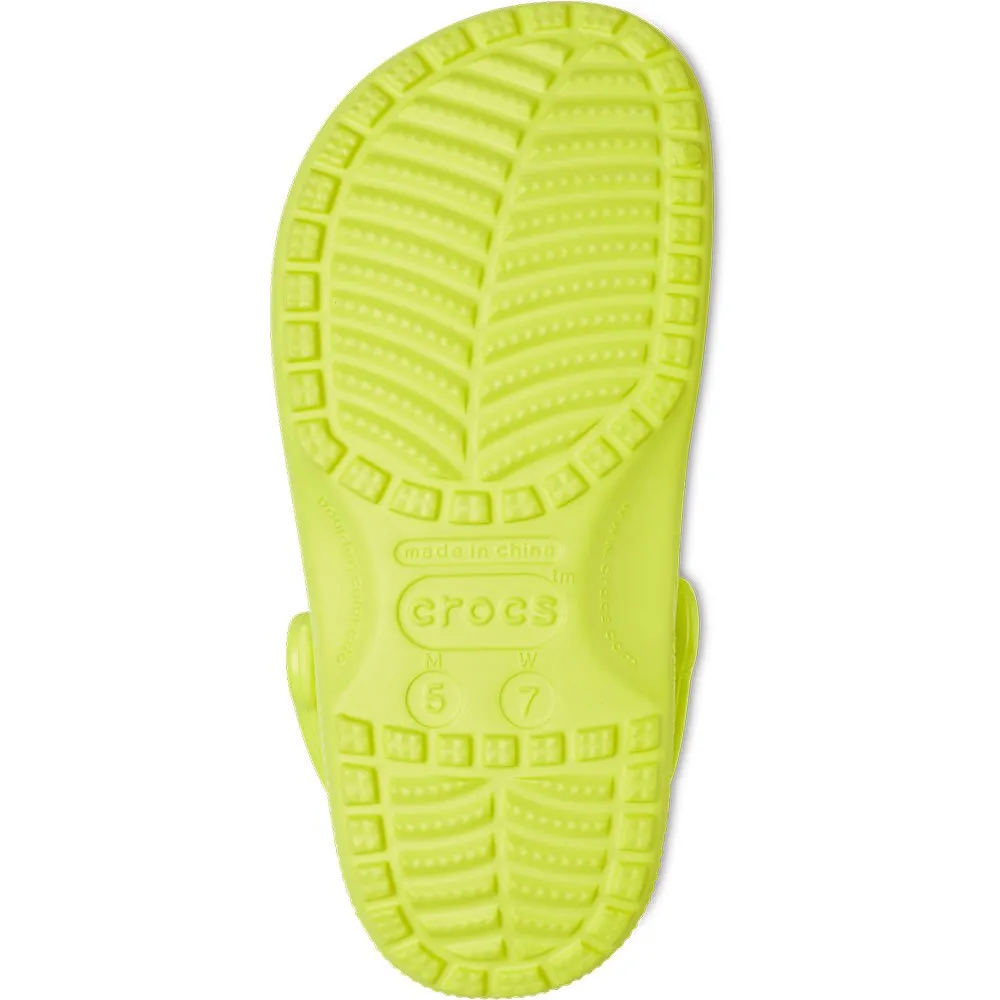 Crocs Classic Neon HL Clogs Yellow | Dressinn