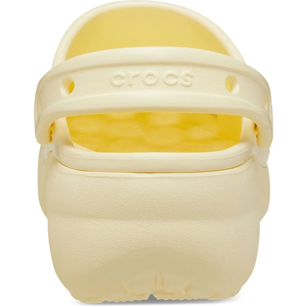 Crocs Classic Platform Clogs Yellow | Dressinn
