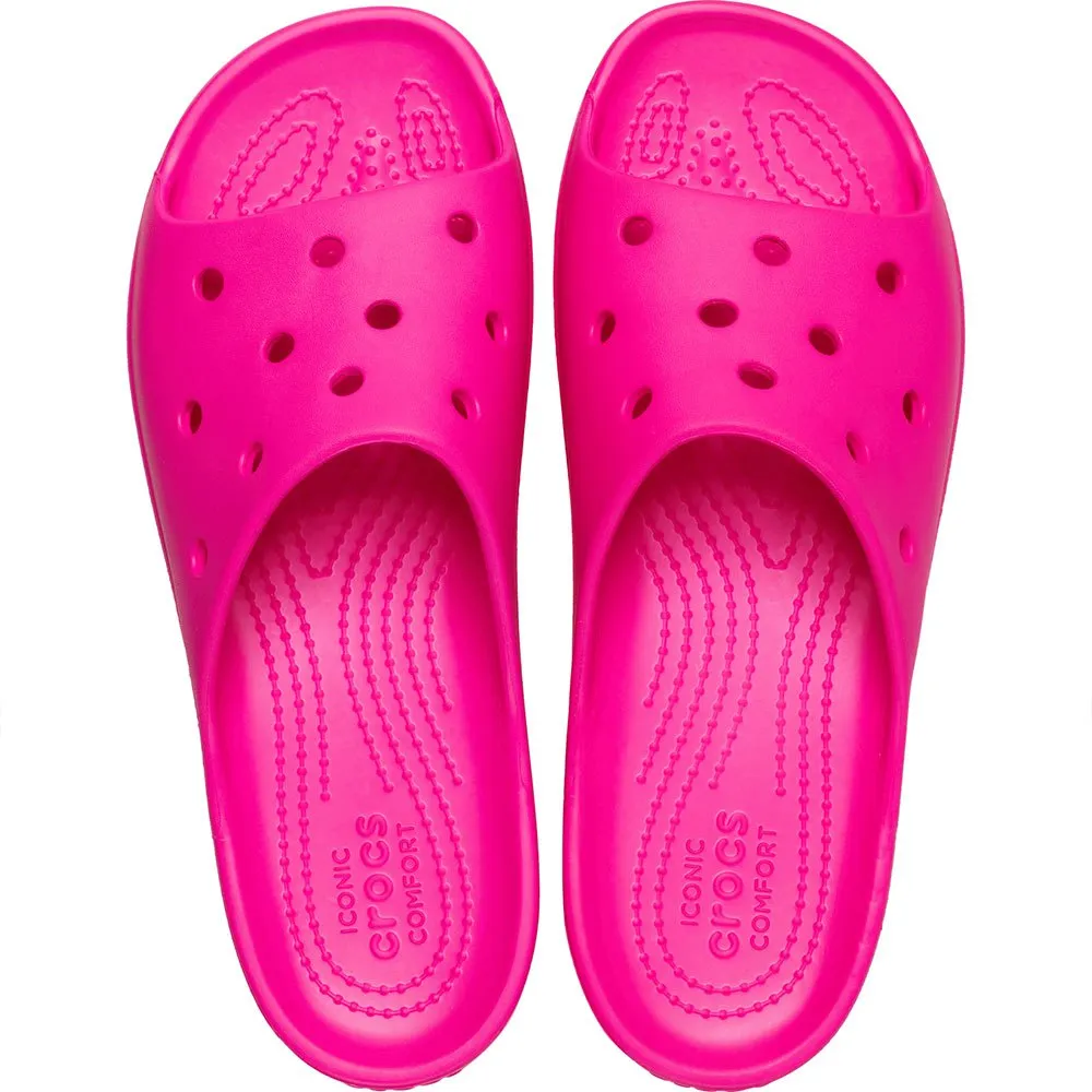 Crocs Classic Platform Slides Pink | Dressinn