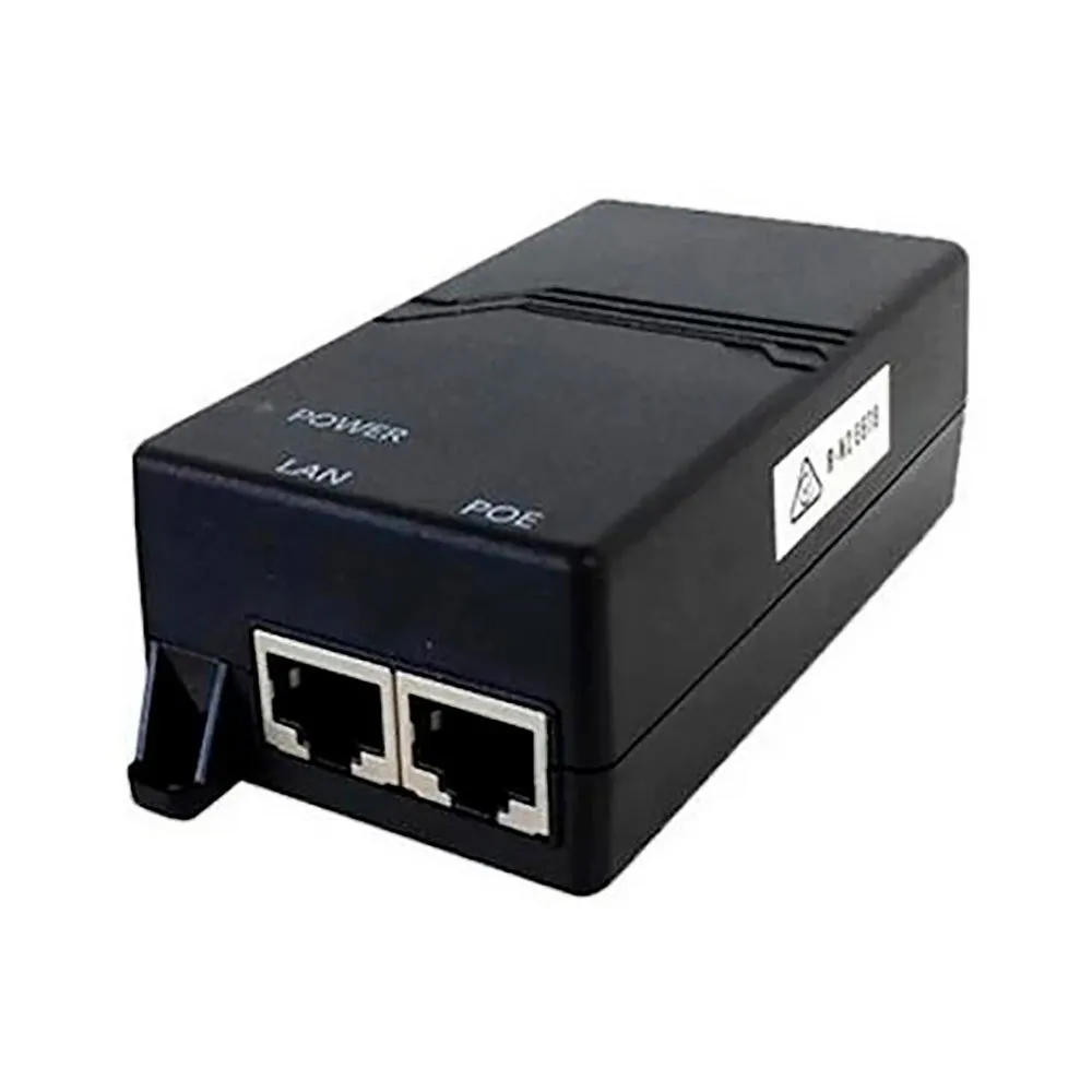Grandstream 1xGbE 48V 0.5A POE Injector Black | Techinn