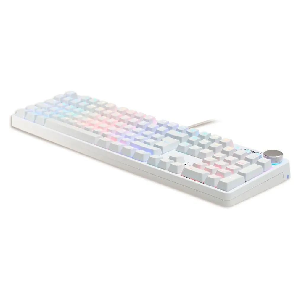 Iggual Pearl RGB Gaming Mechanical Keyboard White | Techinn