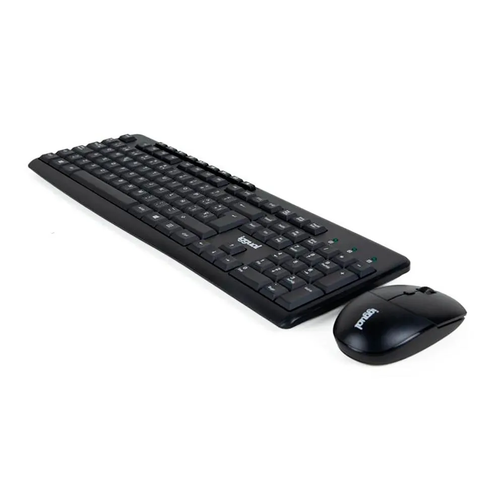 Iggual WMK-BASIC Wireless Mouse And Keyboard Black | Techinn