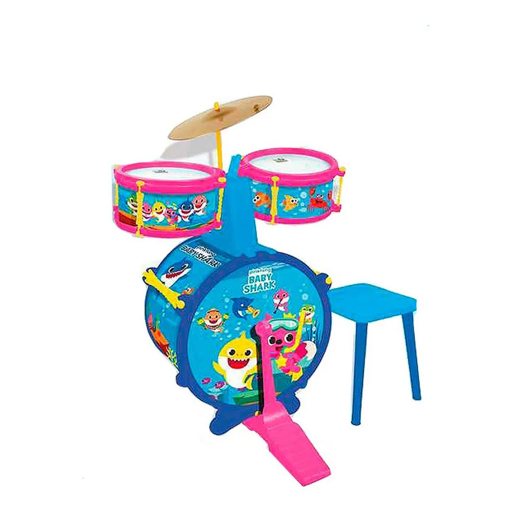 Reig musicales Batería Simple With Baby Shark Bench Multicolor| Kidinn