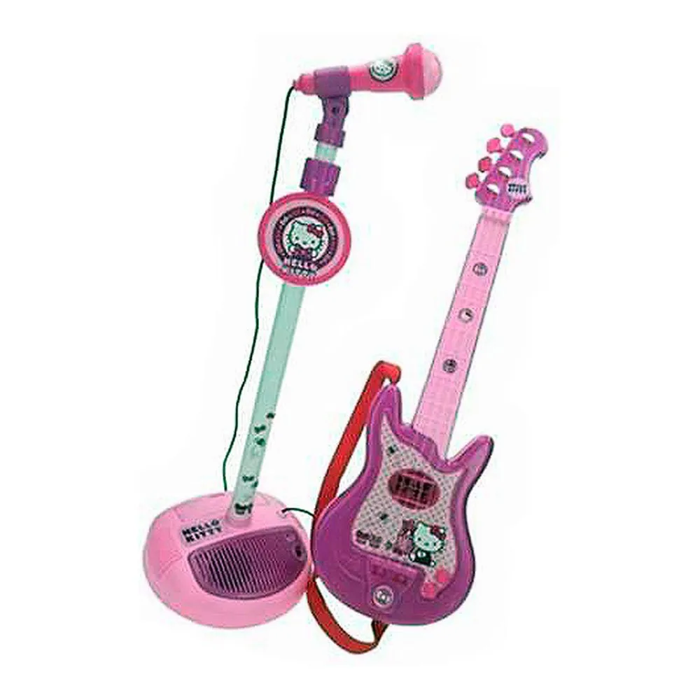 Reig musicales Hello Kitty And Micro Set Gitarre Mehrfarbig| Kidinn