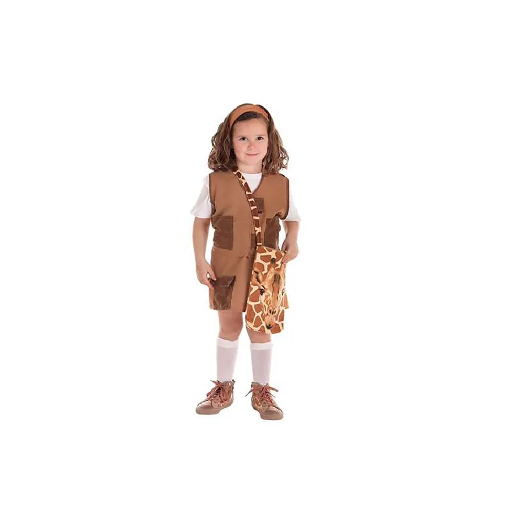 Creaciones llopis Explorer Girl costume Brown | Kidinn