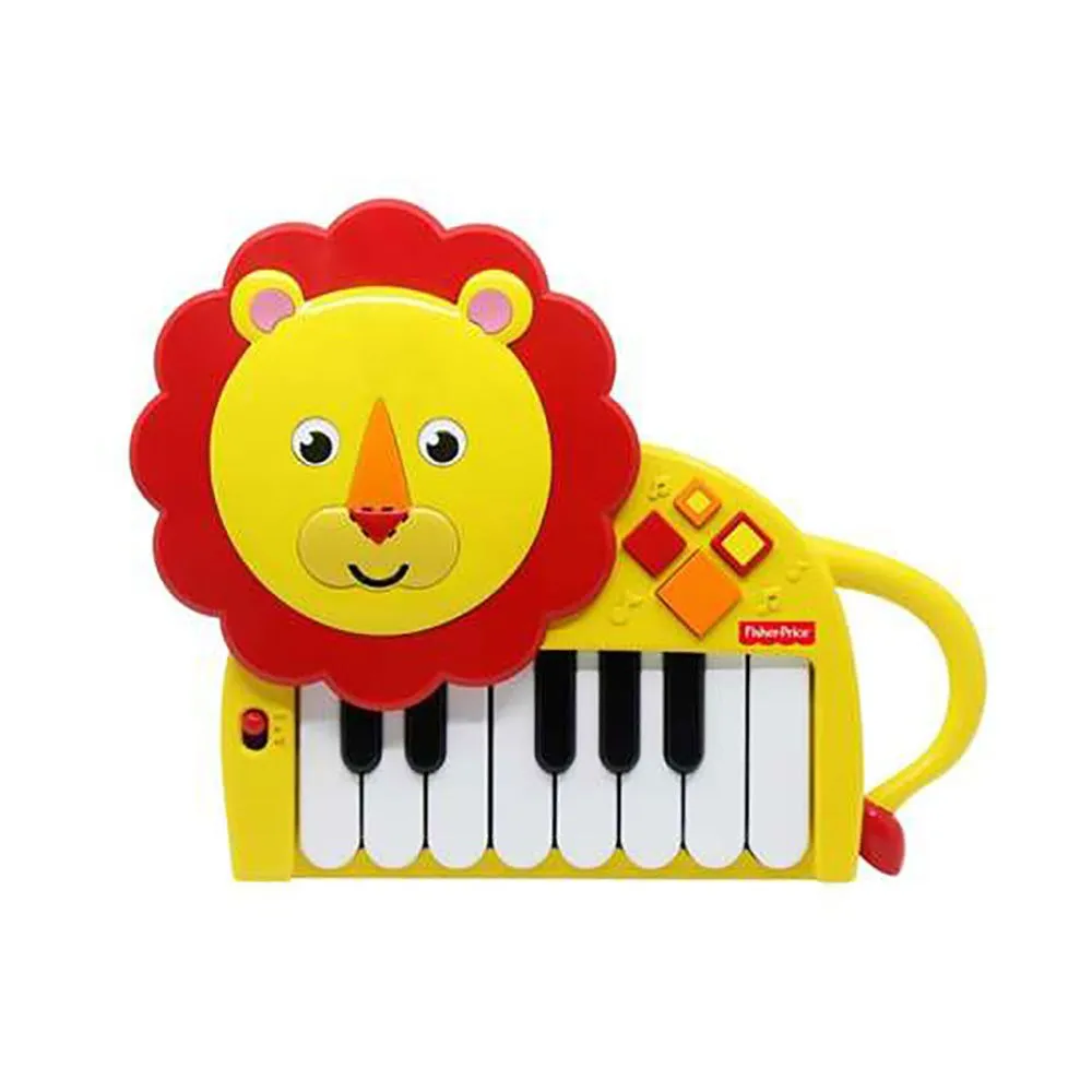 Reig musicales Fisher Price Mini Piano León Musical Toy Yellow| Kidinn