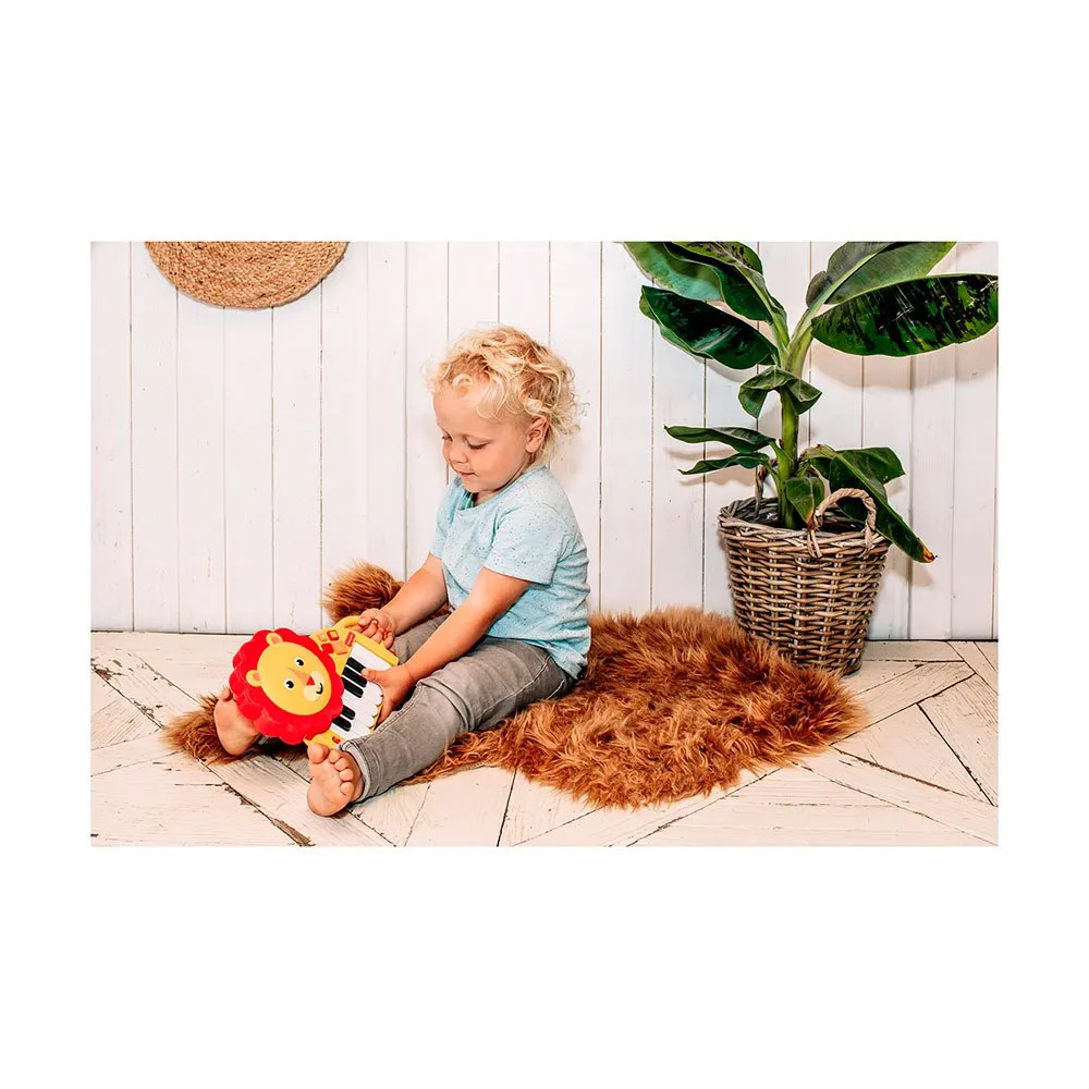 Reig musicales Fisher Price Mini Piano León Musical Toy Yellow| Kidinn