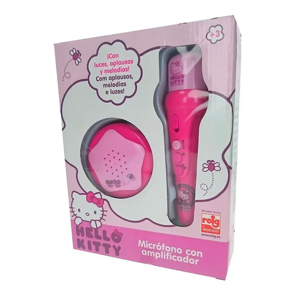 Reig musicales Micro De Hombreo Con Amplificador Y Ritmos Hello Kitty ...