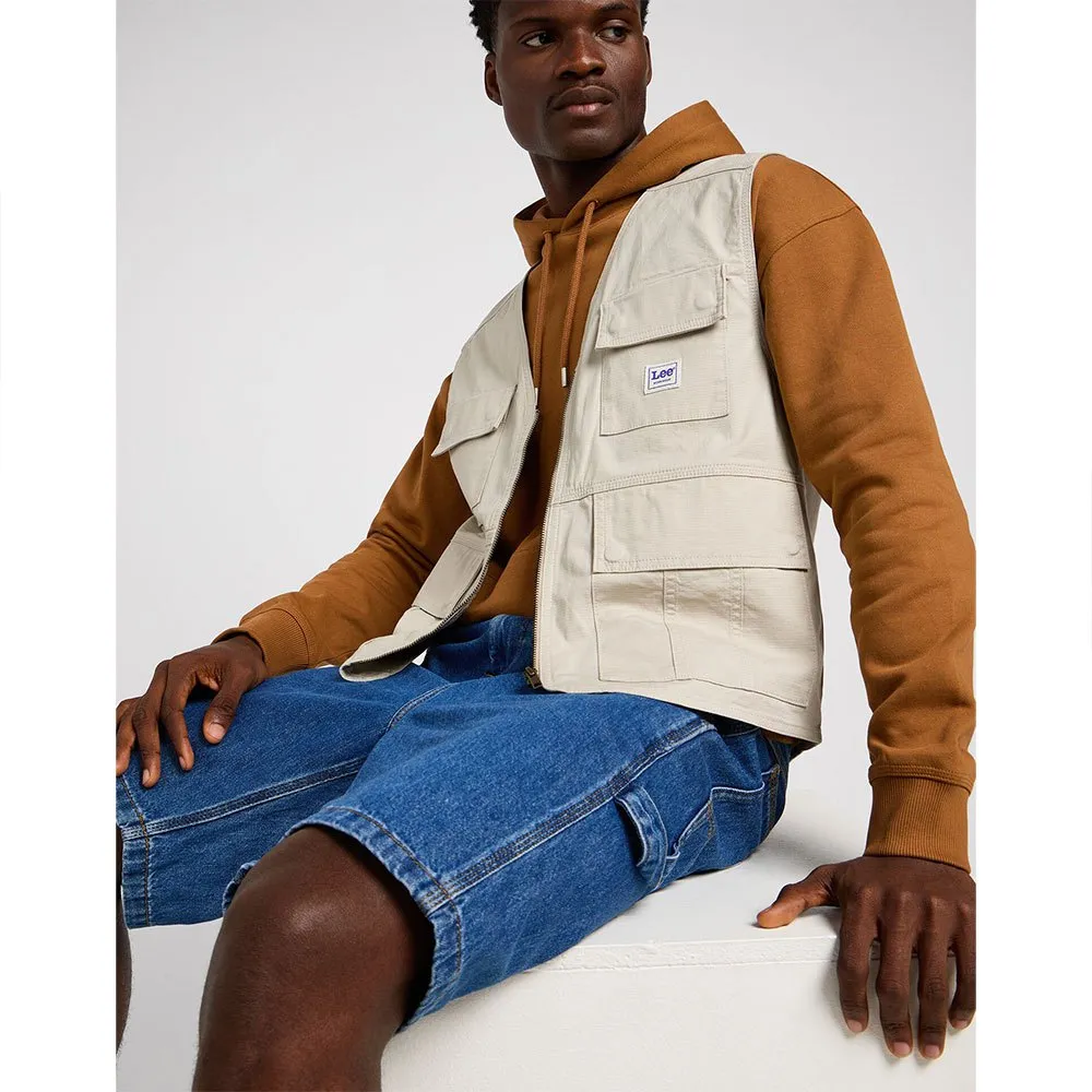 Lee Utility vest Beige | Dressinn