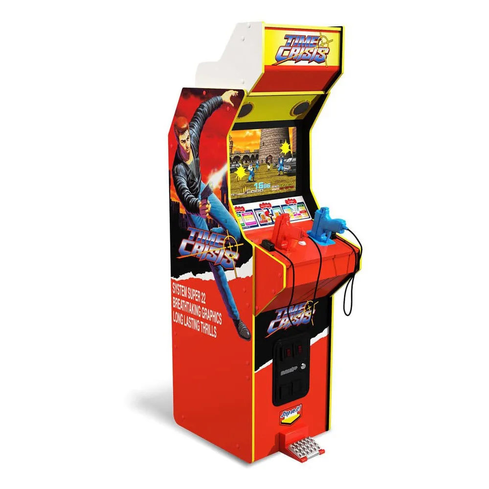 Arcade1up Time Crisis Deluxe Arcade Machine Red | Techinn