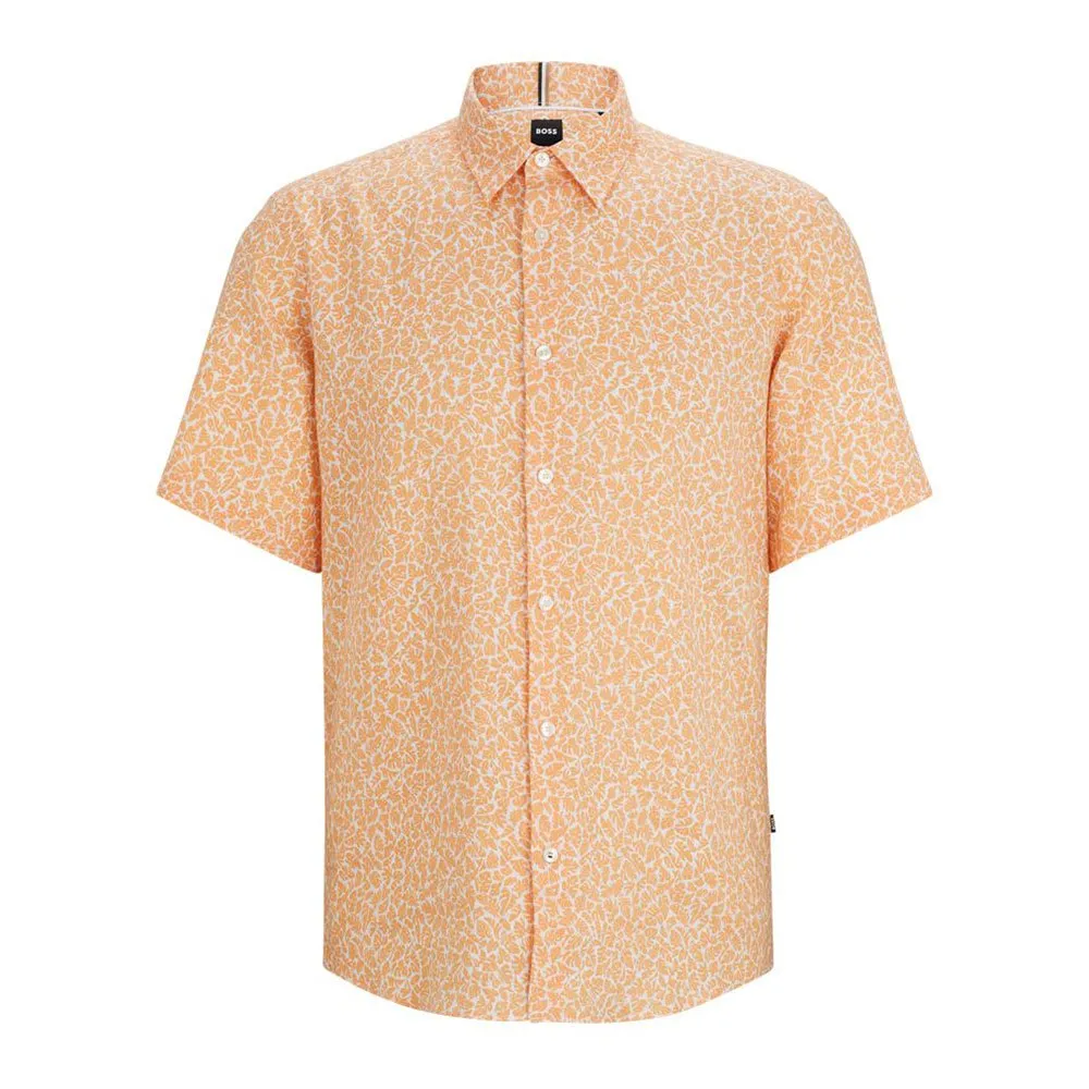 BOSS S-Liam-Ken-Sh-C1-242 long sleeve shirt Orange | Dressinn