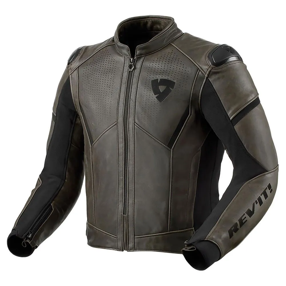Revit Parallax leather jacket Black | Motardinn