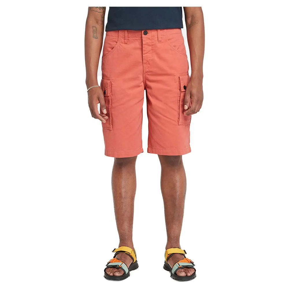Timberland Brookline Twill cargo shorts Orange | Dressinn