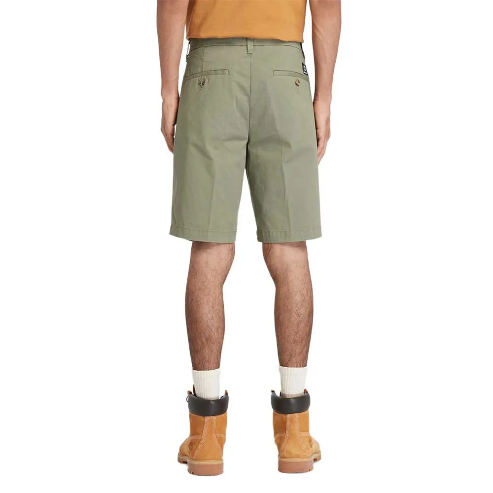 Timberland Stretch Twill chino shorts Green | Dressinn