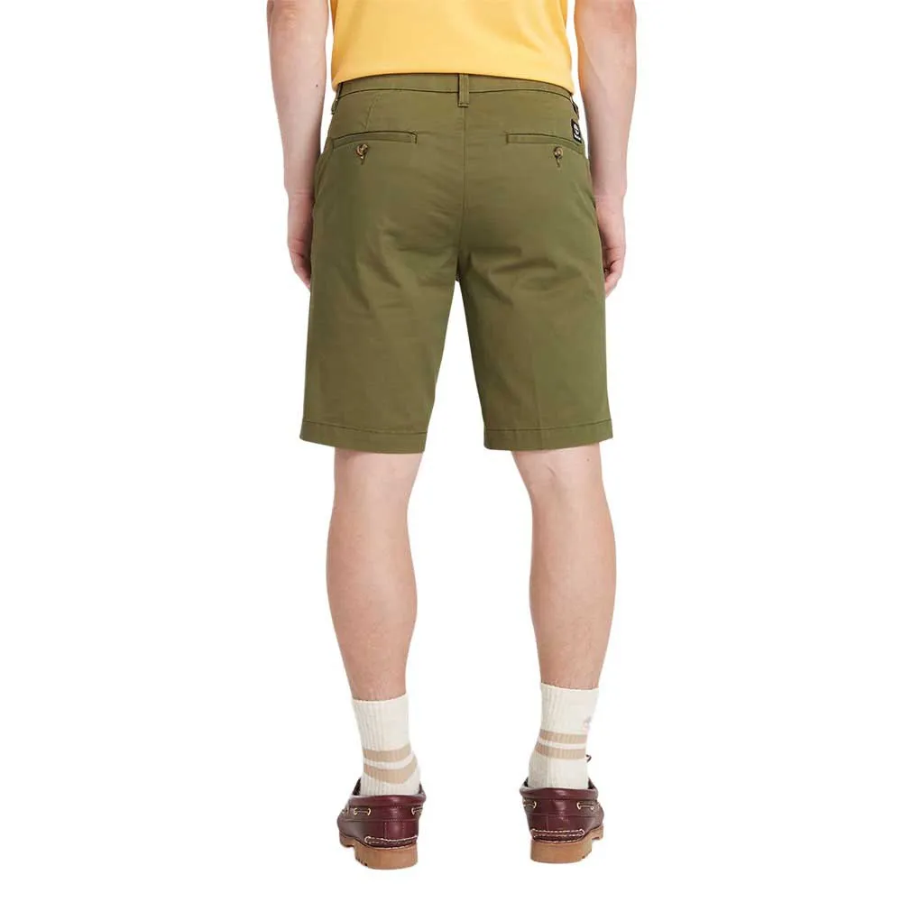 Timberland Stretch Twill Chino Shorts Green | Dressinn