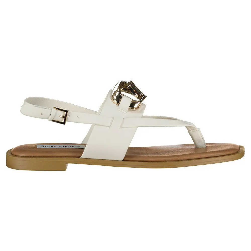 Steve madden Genie sandals White | Dressinn