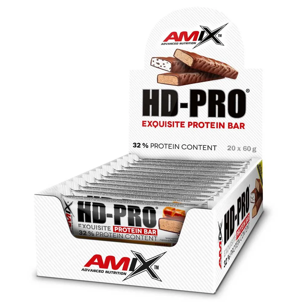 Amix HD-Pro protein bars box cookies&cream 60g 20 units, Clear | Bikeinn