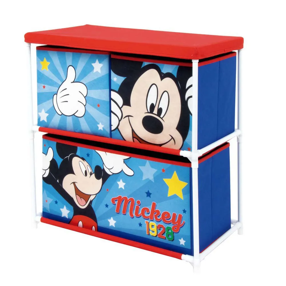 Disney 3 Drawer Mickey Storage Shelf | Kidinn