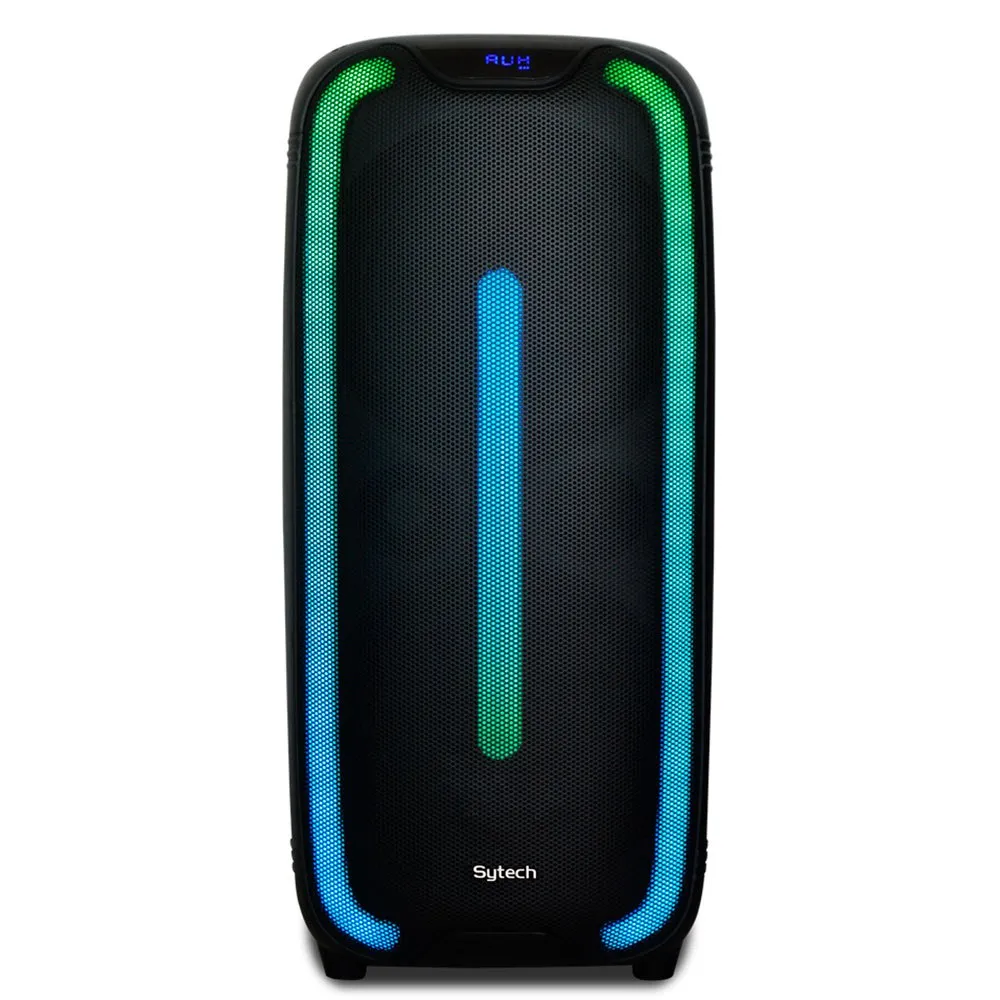 Sytech Fusion Flow 80W Bluetooth Speaker Clear | Xtremeinn