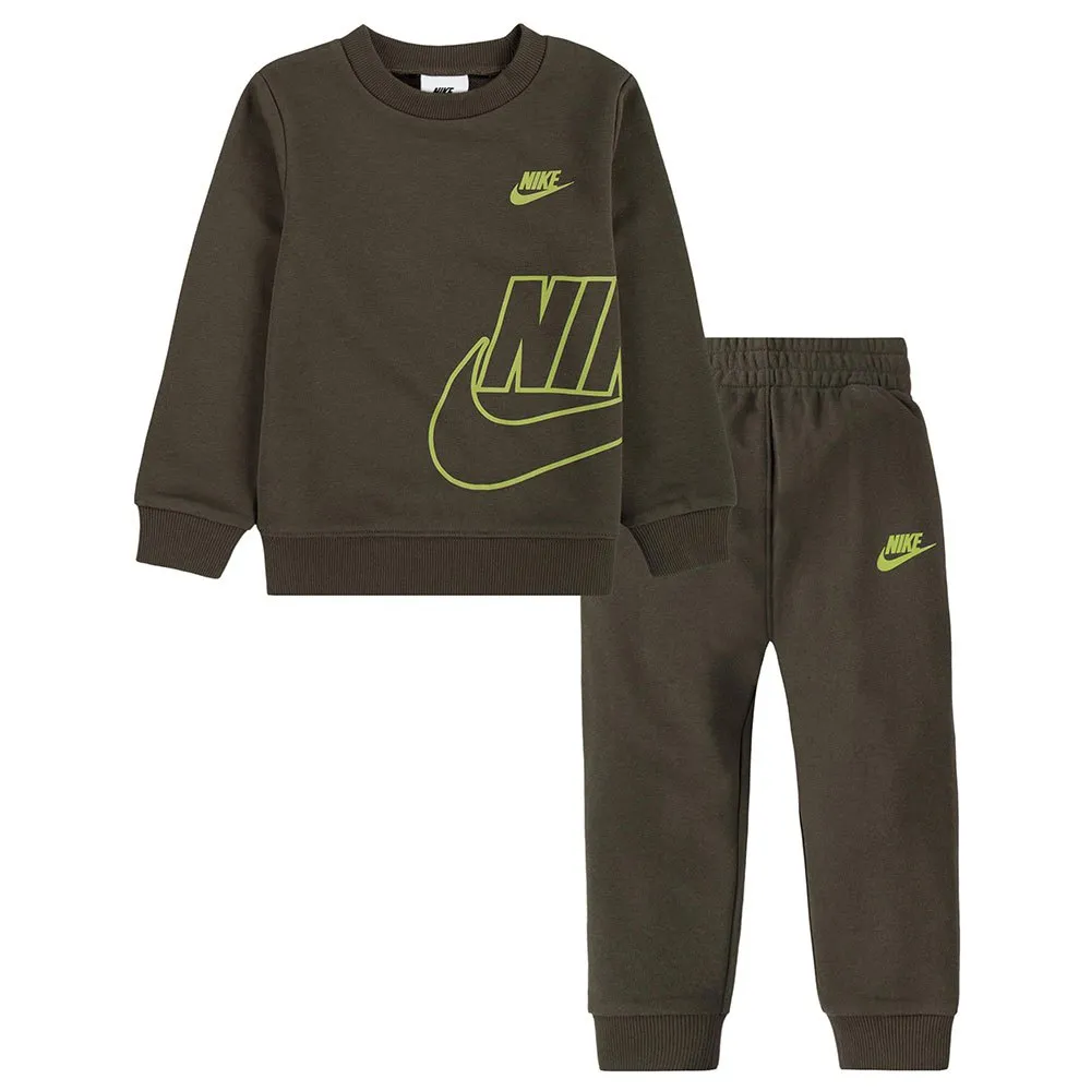 Nike FT Icon Crew Set Green | Kidinn