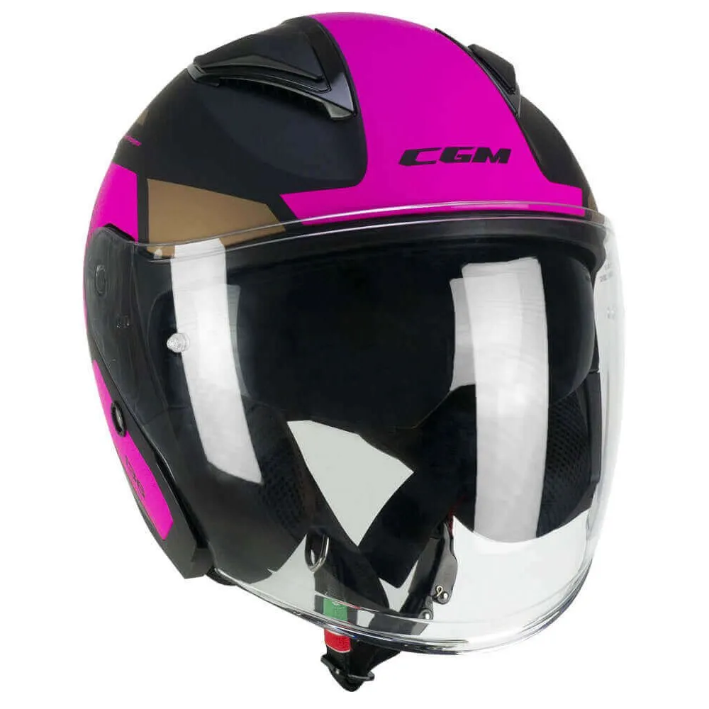 Cgm 136G DNA Galaxy Open Face Helmet Pink | Motardinn