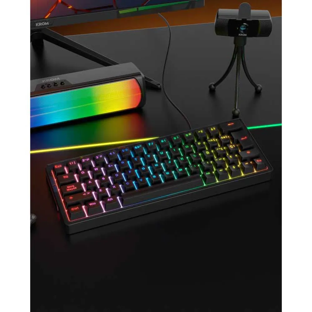 Krom Mini Kreator Gaming Mechanical Keyboard Multicolor | Techinn