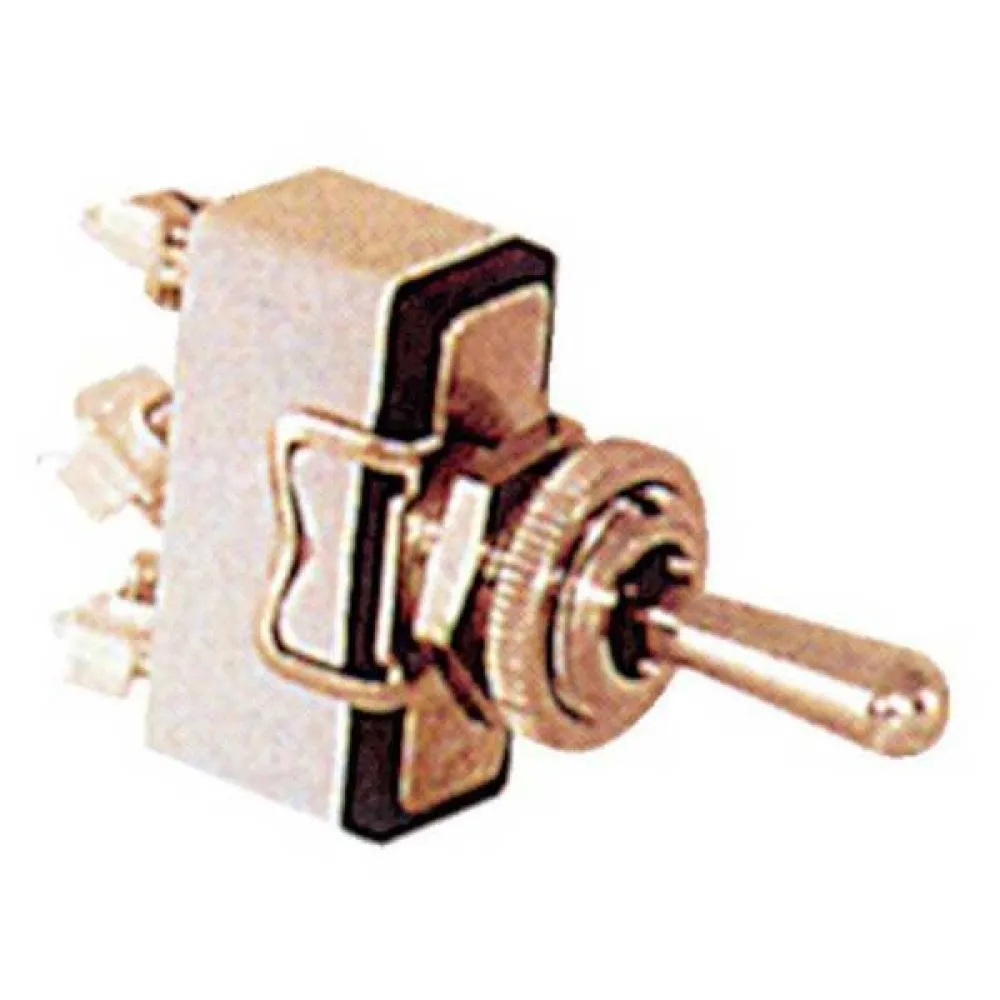 Euromarine On-Off-On 20A 12V Waterproof Lever Switch Silver| Waveinn