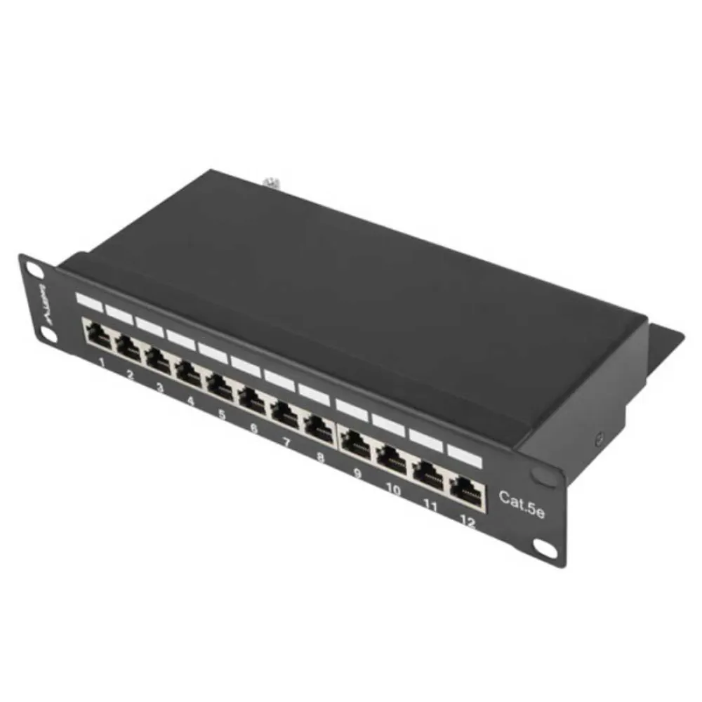 Lanberg PPF5-9012-B Patch Panel Black | Techinn
