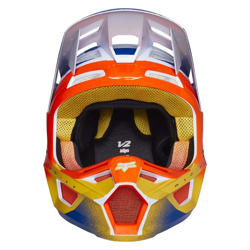 Fox racing mx V2 Rkane off-road helmet Multicolor | Motardinn
