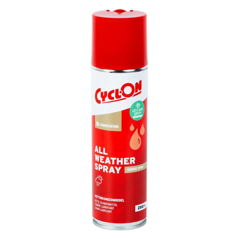 Cyclon All Weather Spray Lubricant 250 ml, Red | Bikeinn