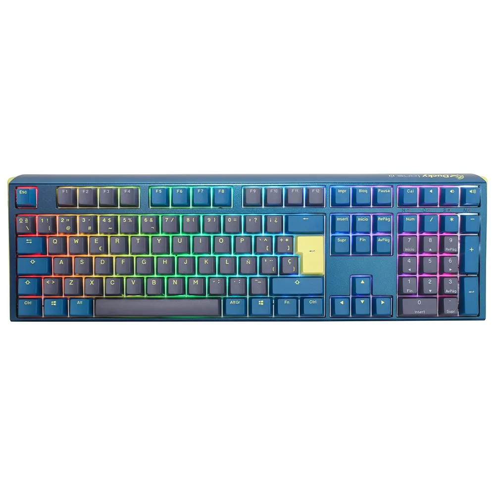 Ducky One 3 Daybreak RGB PBT MX Blue Gaming Keyboard Blue| Techinn