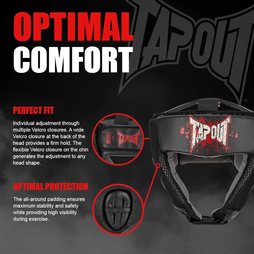 Tapout Casco Protector Hockney Negro | Traininn