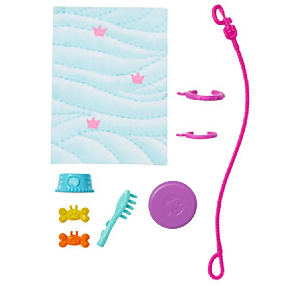 Barbie Dog Walker With Wheelchair Doll Pink | Kidinn