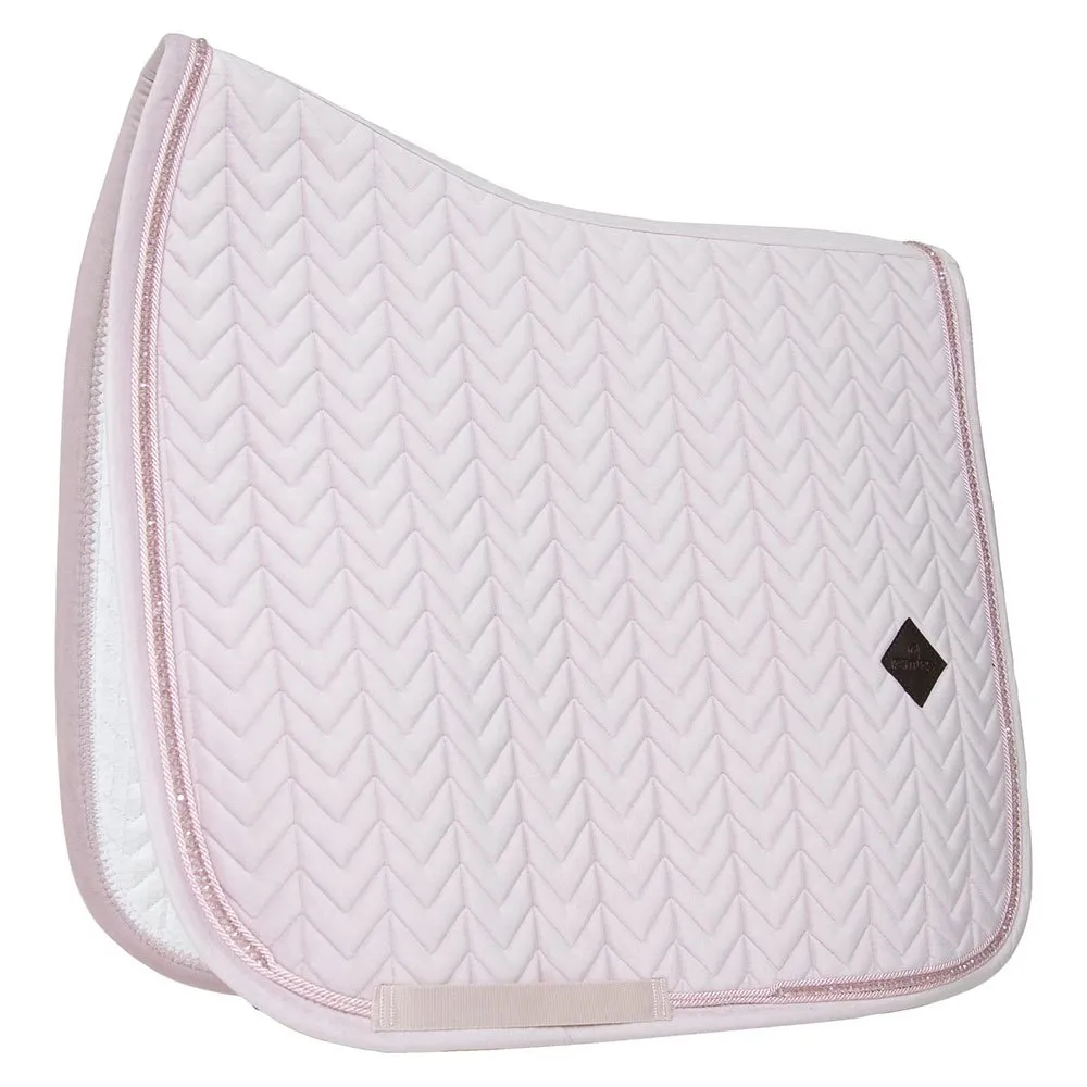 Kentucky Velvet Pearls Saddle Pad Dressage Pink | Horse Riding
