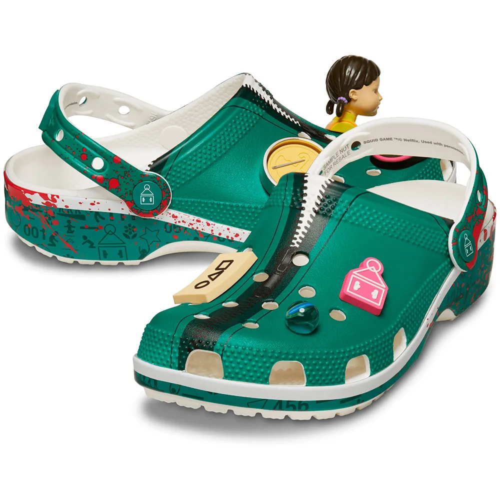 Crocs Tamancos Squid Game Classic Verde | Dressinn