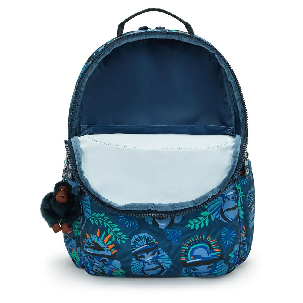Kipling Seoul Lap 27L Backpack Blue | Dressinn