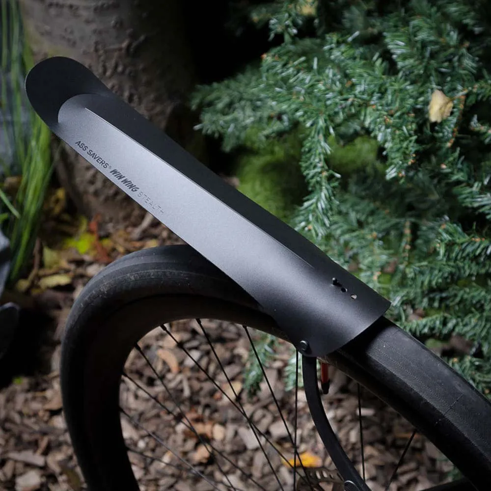 Ass savers Win Wing 2 Gravel mudguard, Black | Bikeinn