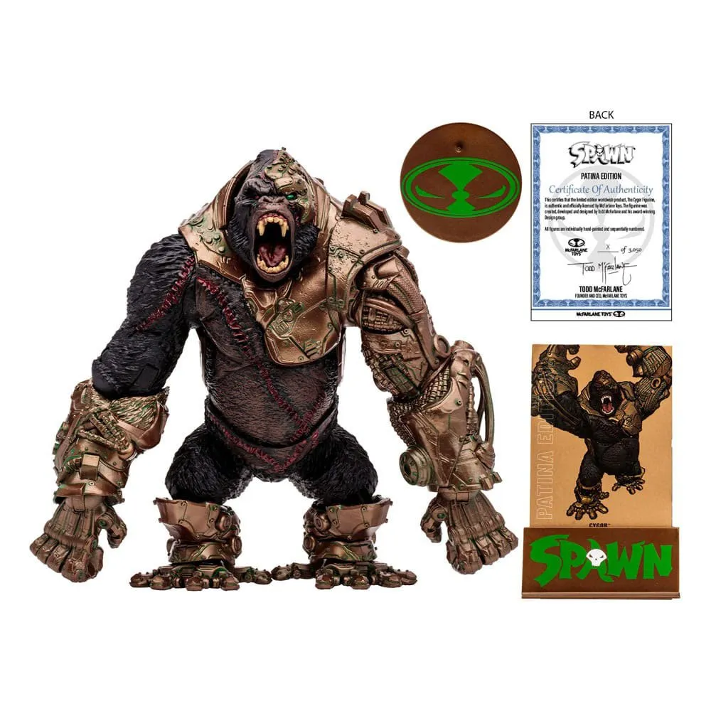 Mcfarlane toys Spawn Megafig Action Cygor Patina Edition Gold Label 30 cm Figure| Techinn