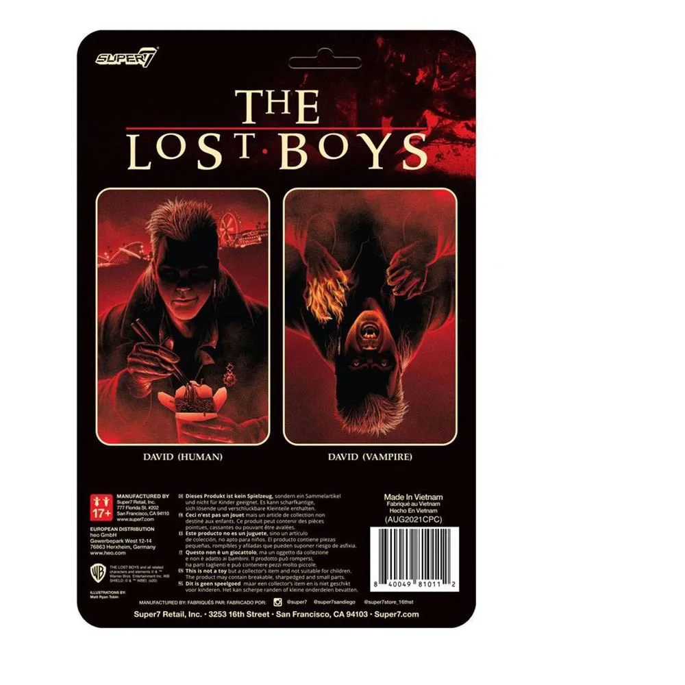 Super7 Figura The Lost Boys Action David Human 10 cm Gris| Techinn