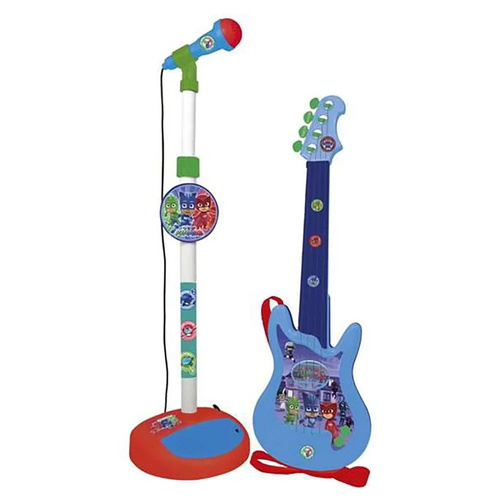 Reig musicales Pj Masks Standing Guitar And Microphone With Adjustable ...