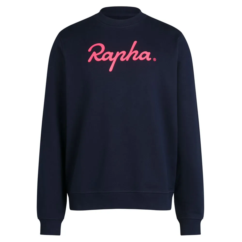 Rapha Cotton Logo sweatshirt, Blue | Bikeinn