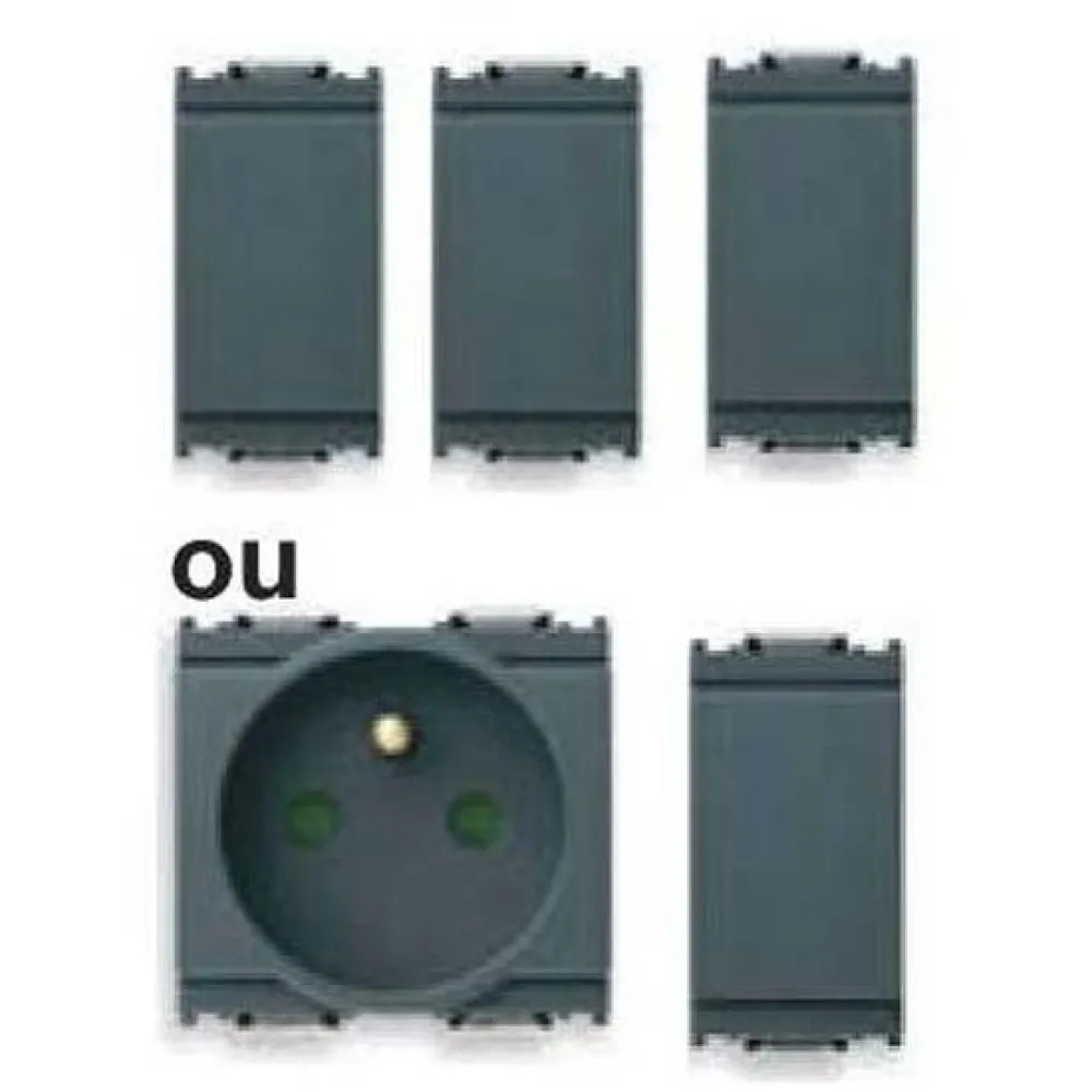 Vimar Classic 3 Modules Electric Box Plate | Waveinn