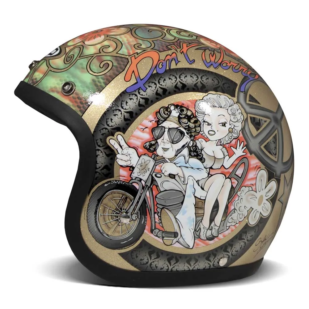 DMD Retro open face helmet Multicolor | Motardinn