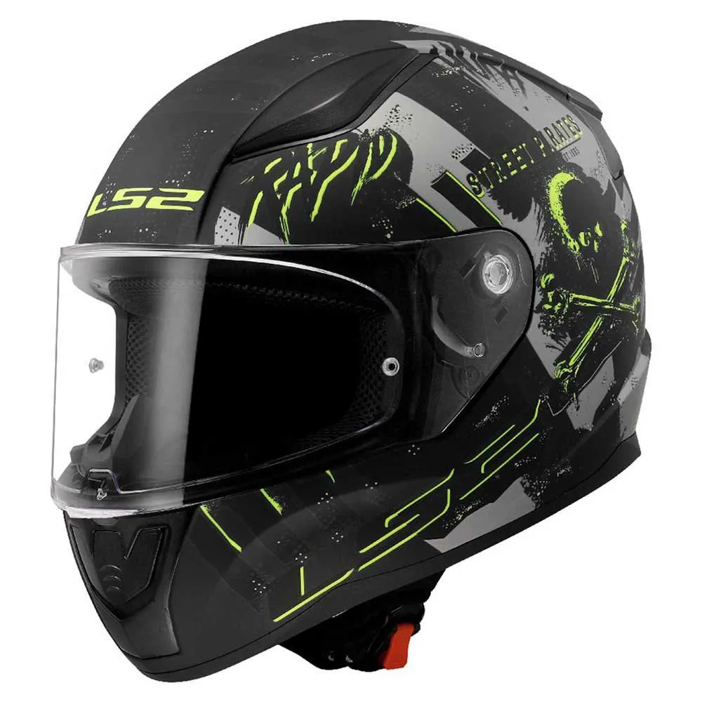 LS2 FF353 Rapid II Pirates Full Face Helmet Black | Motardinn