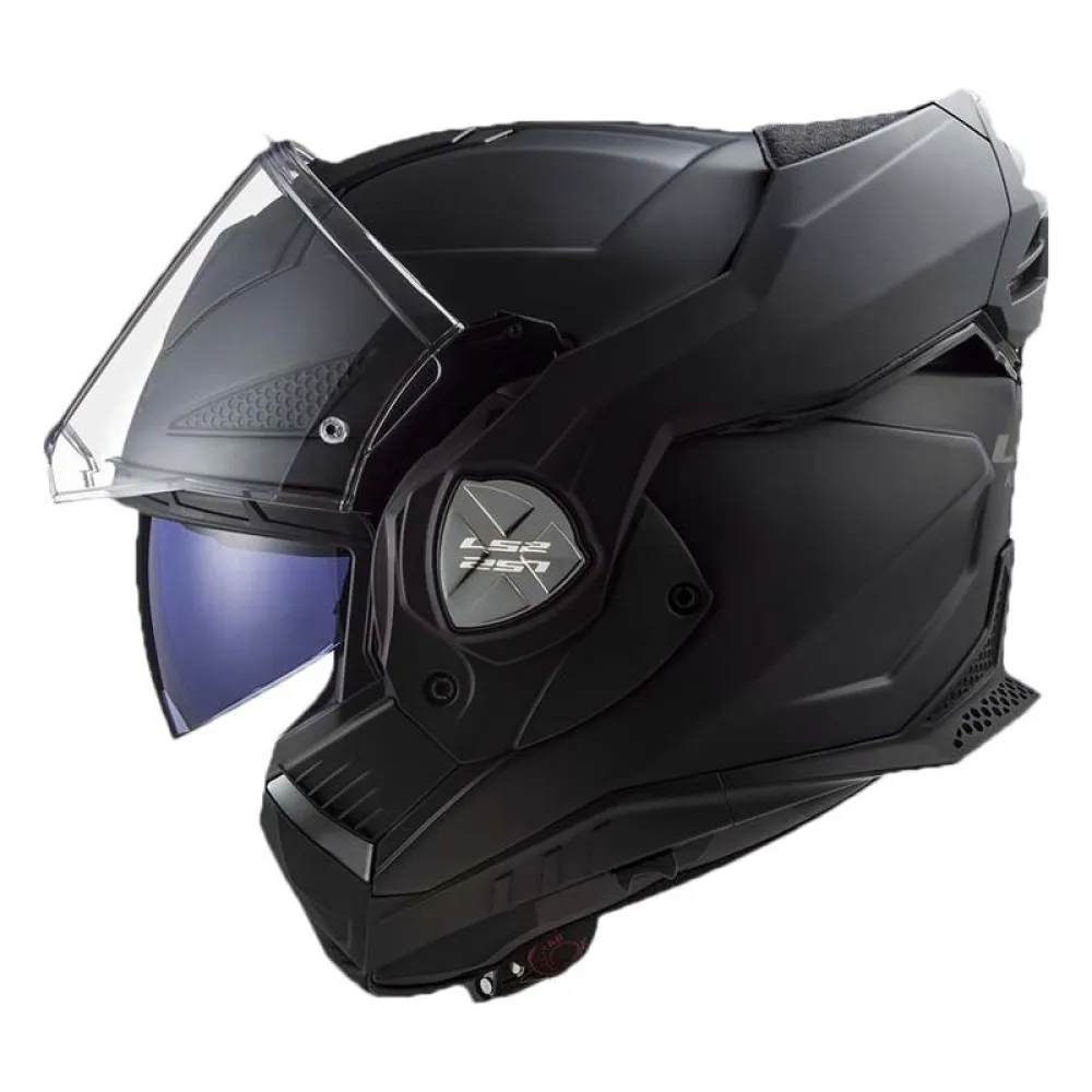 LS2 FF901 Advant X With Intercom 4X UCS modular helmet Black| Motardinn