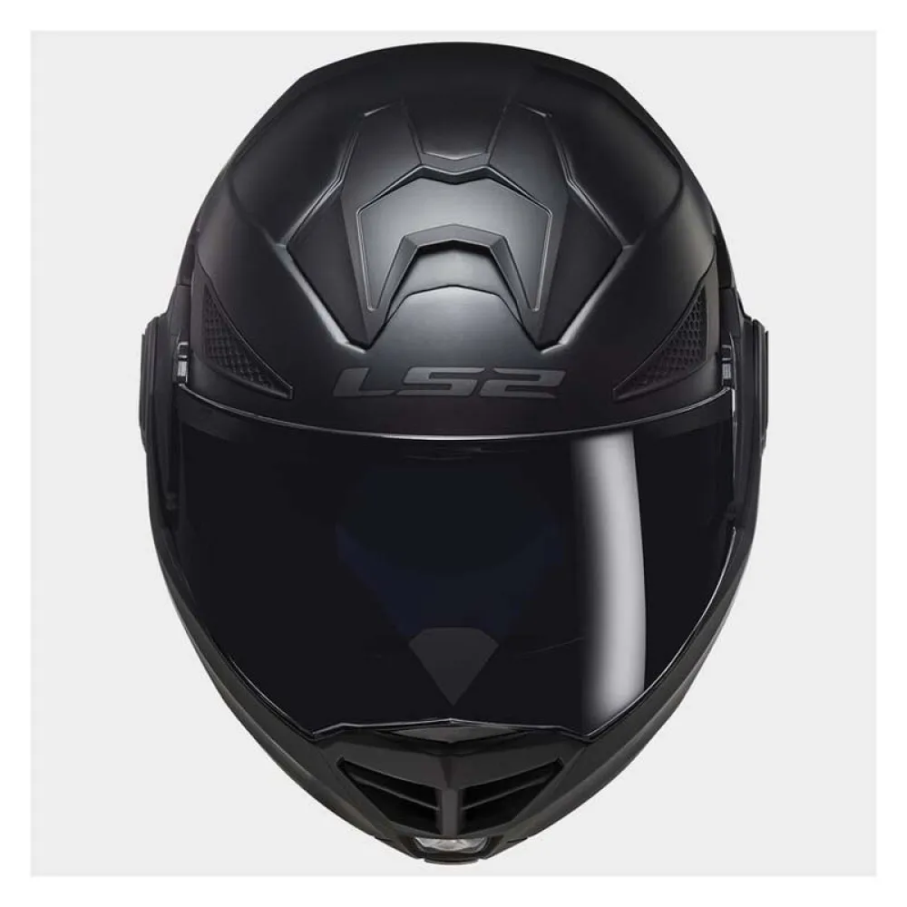LS2 FF901 Advant X With Intercom 4X UCS modular helmet Black| Motardinn