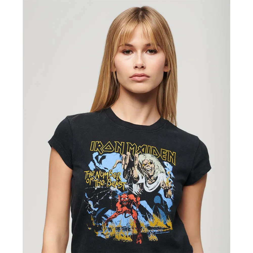 Superdry Camiseta de manga corta Iron Maiden Cap Band Multicolor| Dressinn