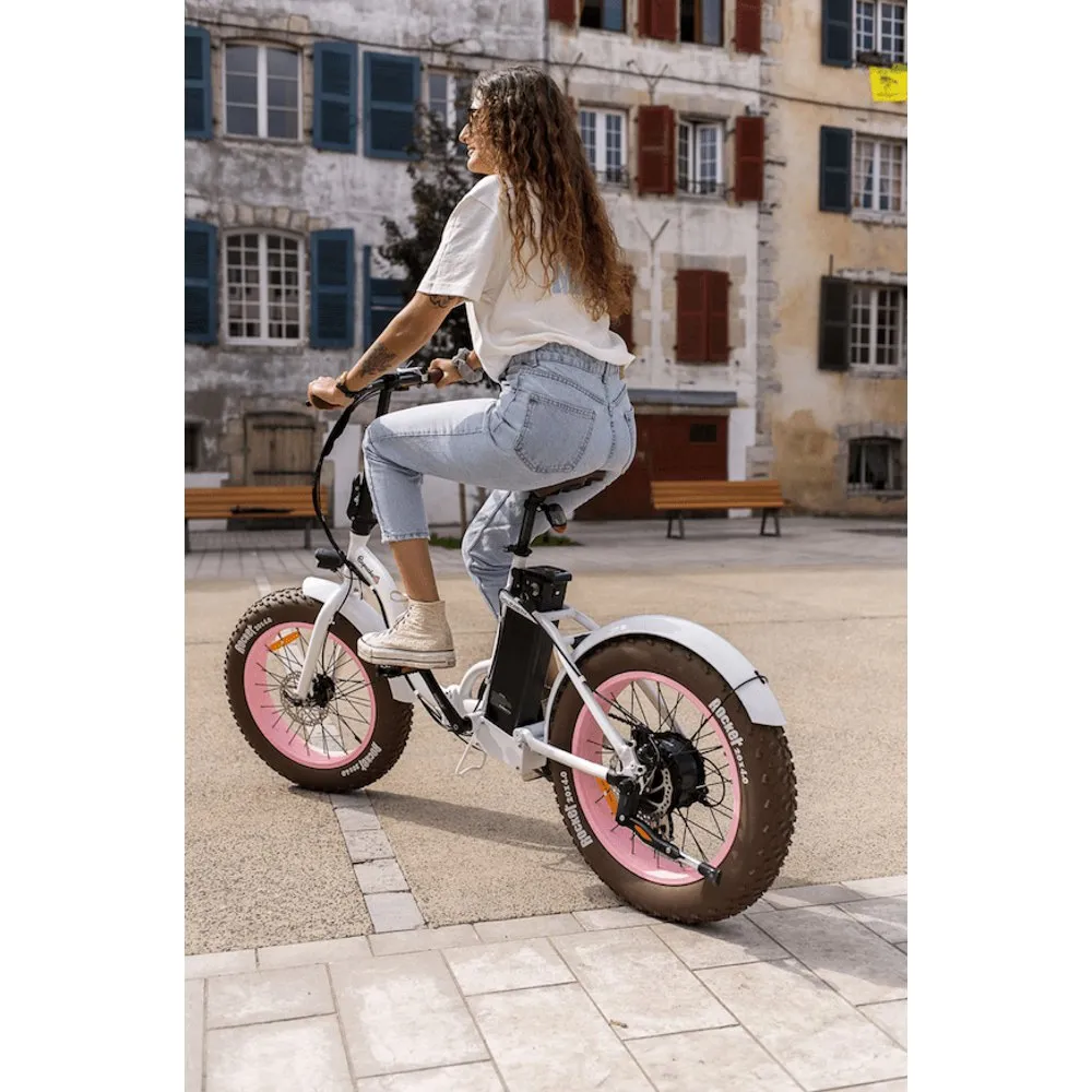 Volta Bicicleta eléctrica Cupcake Fat 17Ah, Blanco | Bikeinn