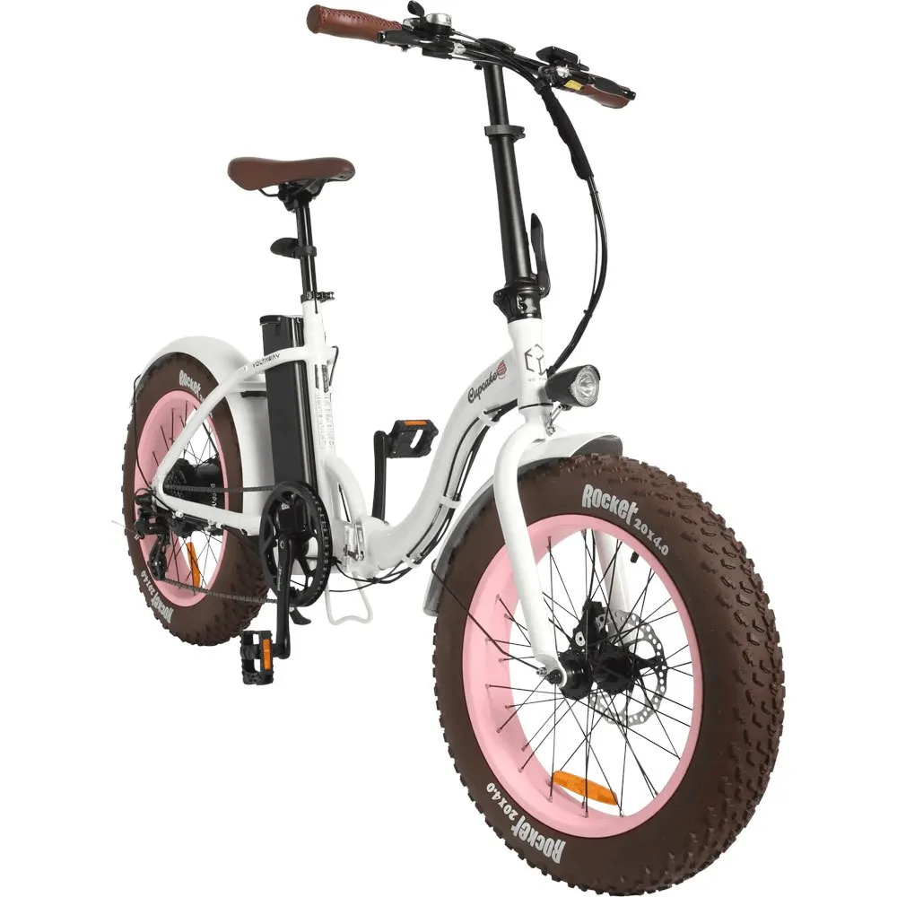 Volta Bicicleta eléctrica Cupcake Fat 17Ah, Blanco | Bikeinn